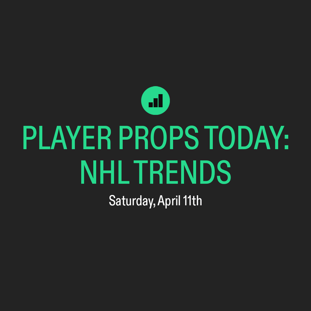 NHL Player Props Today: Saturday Slate | Props.Cash